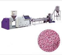 China PLC Control Twin Screw Granulator Powder Coating For PVC CPVC Pipe for sale
