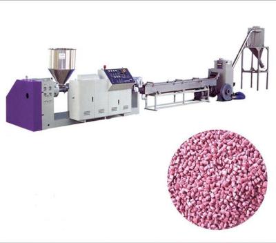 China PLC Control Twin Screw Granulator Powder Coating For PVC CPVC Pipe for sale
