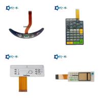 China 3V Driver Voltage FPC Membrane Switch 105×25mm with Serial Number for Harsh Environments for sale