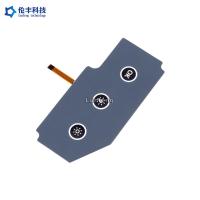 China Custom Polyester Membrane Switch with 2.54mm Connector for Industrial Control for sale