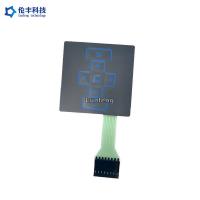 China Custom Membrane Switch PET Polyester Waterproof 1.0mm Pitch 35V DC Industrial Keypad for sale