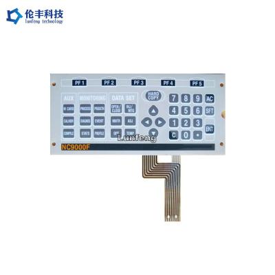 China Custom Poly Membrane Switch Keyboard with 3M9448 Adhesive 1M Life Cycles for sale