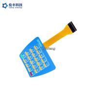 China Waterproof IP67 FPC Membrane Switch with 2.54mm Connector, 5 Million Cycle Life, -40°C to +80°C Operation for sale