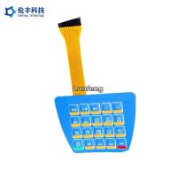 China Waterproof IP67 FPC Membrane Switch with 2.54mm Connector, 5 Million Cycle Life, -40°C to +80°C Operation for sale