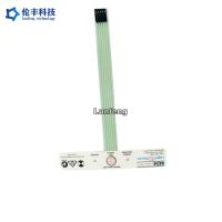 China Custom Made Tactile Membrane Keypad PET 3M468 Rear Adhesive for sale