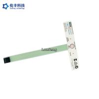 China Custom Made Tactile Membrane Keypad PET 3M468 Rear Adhesive for sale