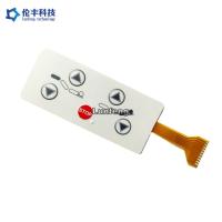 China Flexible PCB LED Light FPC Membrane Switch with 0.3mm Trace Width and 5 Million Cycle Life for sale