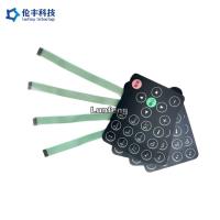 China Custom PET Membrane Switch Keypad IP65 Waterproof for Industrial Control 2-35 inch for sale