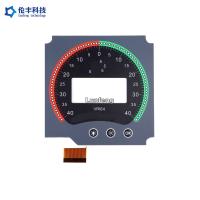 China Dashboard Polyester PET Membrane Switch Keyboard with FPC Circuit 1.0mm Pitch for sale
