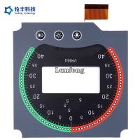China Dashboard Polyester PET Membrane Switch Keyboard with FPC Circuit 1.0mm Pitch for sale