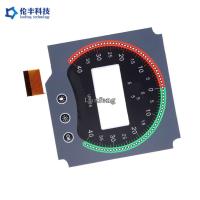 China Dashboard Polyester PET Membrane Switch Keyboard with FPC Circuit 1.0mm Pitch for sale