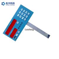 China Custom LCD Window Flat PET Membrane Switch with LED Backlight - 5 Million Cycle Life, -40°C to +80°C Operating Range for sale