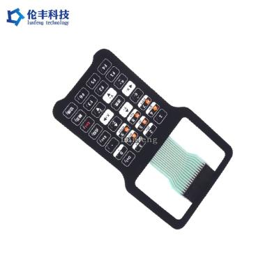 China PET Transparent LCD Flat Membrane Switch with 5 Million Cycle Life and -40°C to +80°C Temperature Range for sale