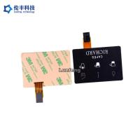 China Coffee Machine FPC Membrane Switch Panel - 5 Million Cycle Life, -40°C to +80°C Operating Range for sale