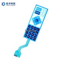 China PET Tactile Keypad Waterproof Membrane Switch with ZIF Connector - 1,000,000 Cycle Life, -40°C to +80°C Operating Range for sale