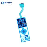 China PET Tactile Keypad Waterproof Membrane Switch with ZIF Connector - 1,000,000 Cycle Life, -40°C to +80°C Operating Range for sale
