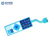 China PET Tactile Keypad Waterproof Membrane Switch with ZIF Connector - 1,000,000 Cycle Life, -40°C to +80°C Operating Range for sale