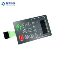China Transparent Black Window LED Backlight Membrane Switch 0.18mm PET with 5M Cycle Life and -40°C to +80°C Range for sale