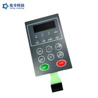 China Transparent Black Window LED Backlight Membrane Switch 0.18mm PET with 5M Cycle Life and -40°C to +80°C Range for sale