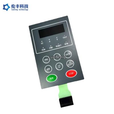 China Embossing Keys Waterproof Membrane Switch Mechanical Keyboard with 5M Cycle Life and ±0.25mm Tolerance for sale
