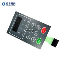 China Transparent Black Window LED Backlight Membrane Switch 0.18mm PET with 5M Cycle Life and -40°C to +80°C Range for sale