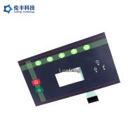 China Transparent LED LCD Window Waterproof Membrane Keypad with 3M468 Adhesive - 1,000,000 Cycle Life, -40°C to +80°C Operating Range for sale