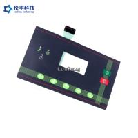 China Transparent LED LCD Window Waterproof Membrane Keypad with 3M468 Adhesive - 1,000,000 Cycle Life, -40°C to +80°C Operating Range for sale