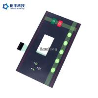 China Transparent LED LCD Window Waterproof Membrane Keypad with 3M468 Adhesive - 1,000,000 Cycle Life, -40°C to +80°C Operating Range for sale
