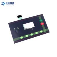 China Transparent LED LCD Window Waterproof Membrane Keypad with 3M468 Adhesive - 1,000,000 Cycle Life, -40°C to +80°C Operating Range for sale