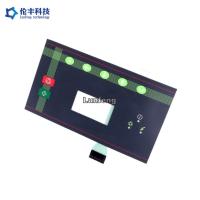 China Transparent LED LCD Window Waterproof Membrane Keypad with 3M468 Adhesive - 1,000,000 Cycle Life, -40°C to +80°C Operating Range for sale