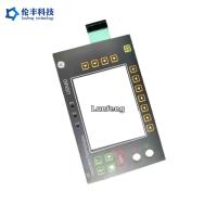 China Embossing Switch Waterproof Membrane Keypad with LED Backlight LCD Window - 5 Million Cycle Life, -40°C to +80°C Operating Range for sale