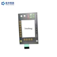 China Embossing Switch Waterproof Membrane Keypad with LED Backlight LCD Window - 5 Million Cycle Life, -40°C to +80°C Operating Range for sale