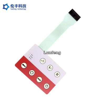 China 3M467 Waterproof Membrane Switch Metal Tactile LED Backlight 35V DC 1W -40°C to +80°C Operating Temperature for sale