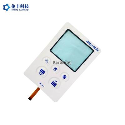 China FPC Cable PET Membrane Keyboard Switch 3M468 Rear Adhesive for sale
