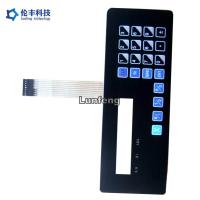 China Industrial Equipment PET Membrane Switch with Metal Dome Tactile Feedback 30-600g for sale