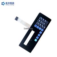 China Industrial Equipment PET Membrane Switch with Metal Dome Tactile Feedback 30-600g for sale