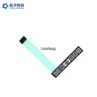 China Custom Matte Membrane Matrix Keypad 3M9448 Waterproof 2.54mm Pitch for sale