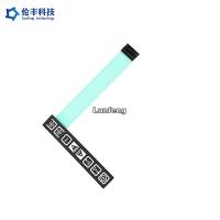 China Custom Matte Membrane Matrix Keypad 3M9448 Waterproof 2.54mm Pitch for sale