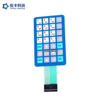 China 3M468 Rear Adhesive Metal Dome Membrane Switch Screen Printing for sale