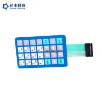 China 3M468 Rear Adhesive Metal Dome Membrane Switch Screen Printing for sale