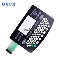 China Custom LCD Window LED Membrane Switch with Backlight 3M468 35V DC for sale