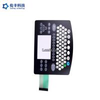 China Custom LCD Window LED Membrane Switch with Backlight 3M468 35V DC for sale