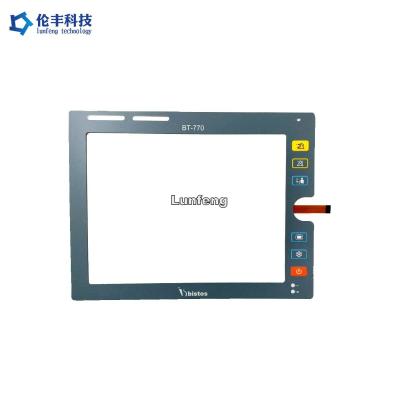 China Custom LED LGF Membrane Switch Overlay with Big Window FPC Cable - 0.1-0.25mm PET, 5 Million Cycle Life for sale