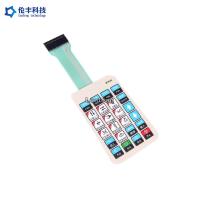 China Polyester LED Membrane Switch with Metal Dome Technology - 5 Million Cycle Life, -40°C to +80°C Operating Range for sale