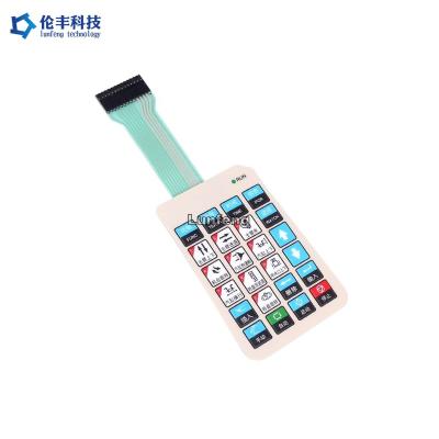 China Polyester LED Membrane Switch with Metal Dome Technology - 5 Million Cycle Life, -40°C to +80°C Operating Range for sale