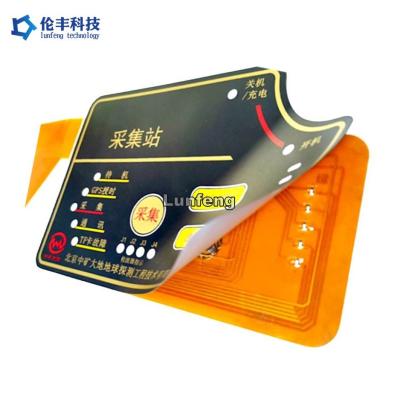 China 3.3V Driver Voltage FPC Membrane Switch With Metal Dome Connective Piece for sale