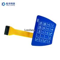 China OEM Metal Dome Membrane Switch 1.0mm Pitch Tactile Switch for Industrial Keypad for sale