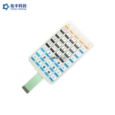 China Tactile PET Membrane Switch with Metal Dome Technology - 1,000,000 Cycle Life, -40°C to +80°C Operating Range for sale