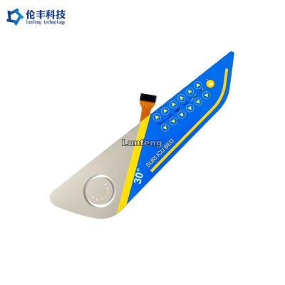 China FPC Cable Membrane Switch Keypad Tactile PET Membrane Switch 1 Million Cycles for sale