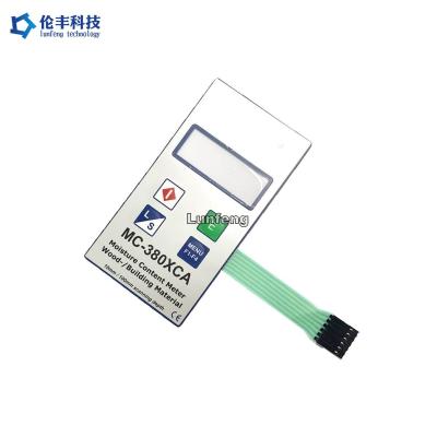 China Custom Membrane Switch Keypad with 5 Million Cycle Life, -40°C to +80°C Temperature Range for Industrial Control Panels for sale